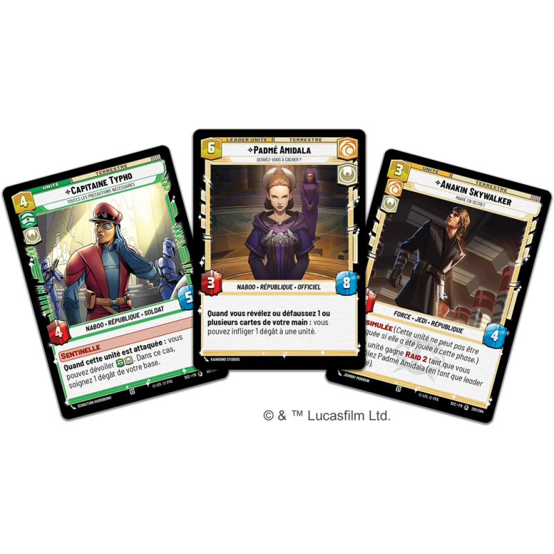 Star Wars : Unlimited – Secrets du Pouvoir Deck Préconstruit Padmé Amidala